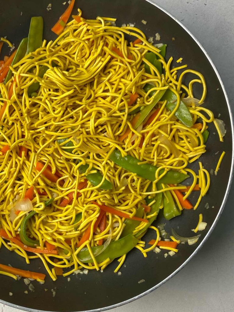 Vegetarian Pancit Canton - Mae Serves You Food