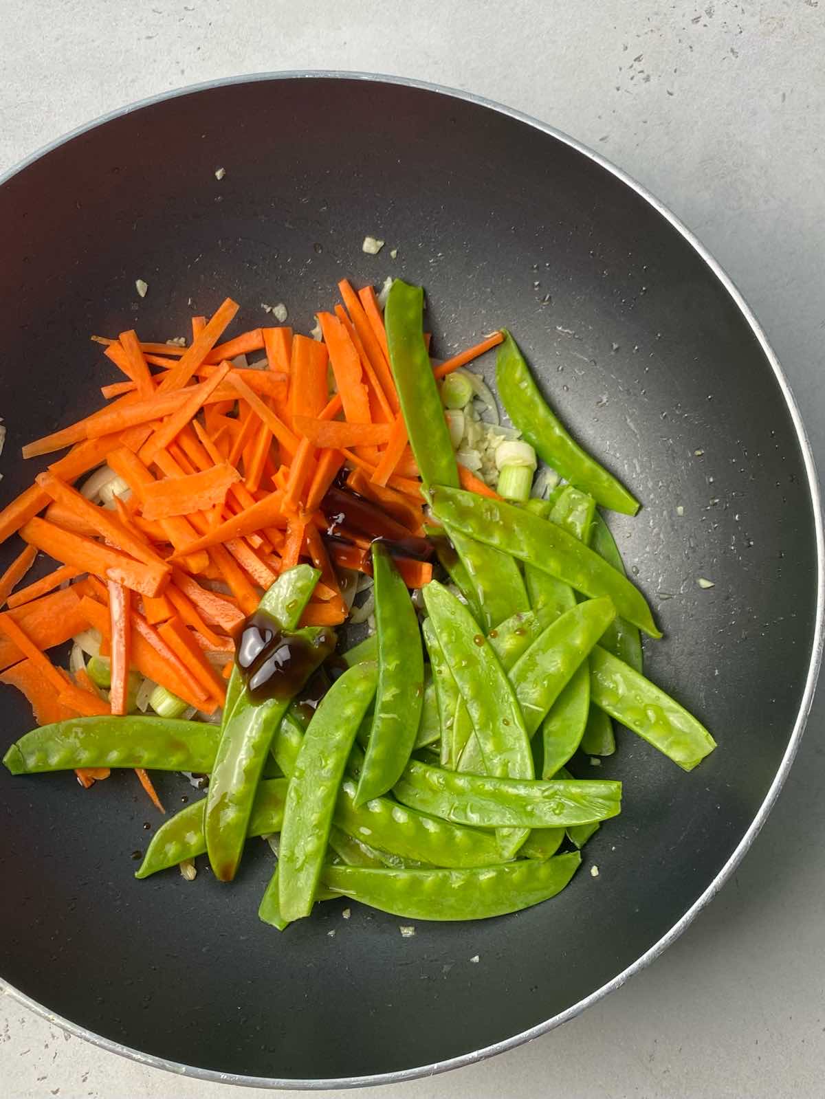 Vegetarian Pancit Canton - Mae Serves You Food