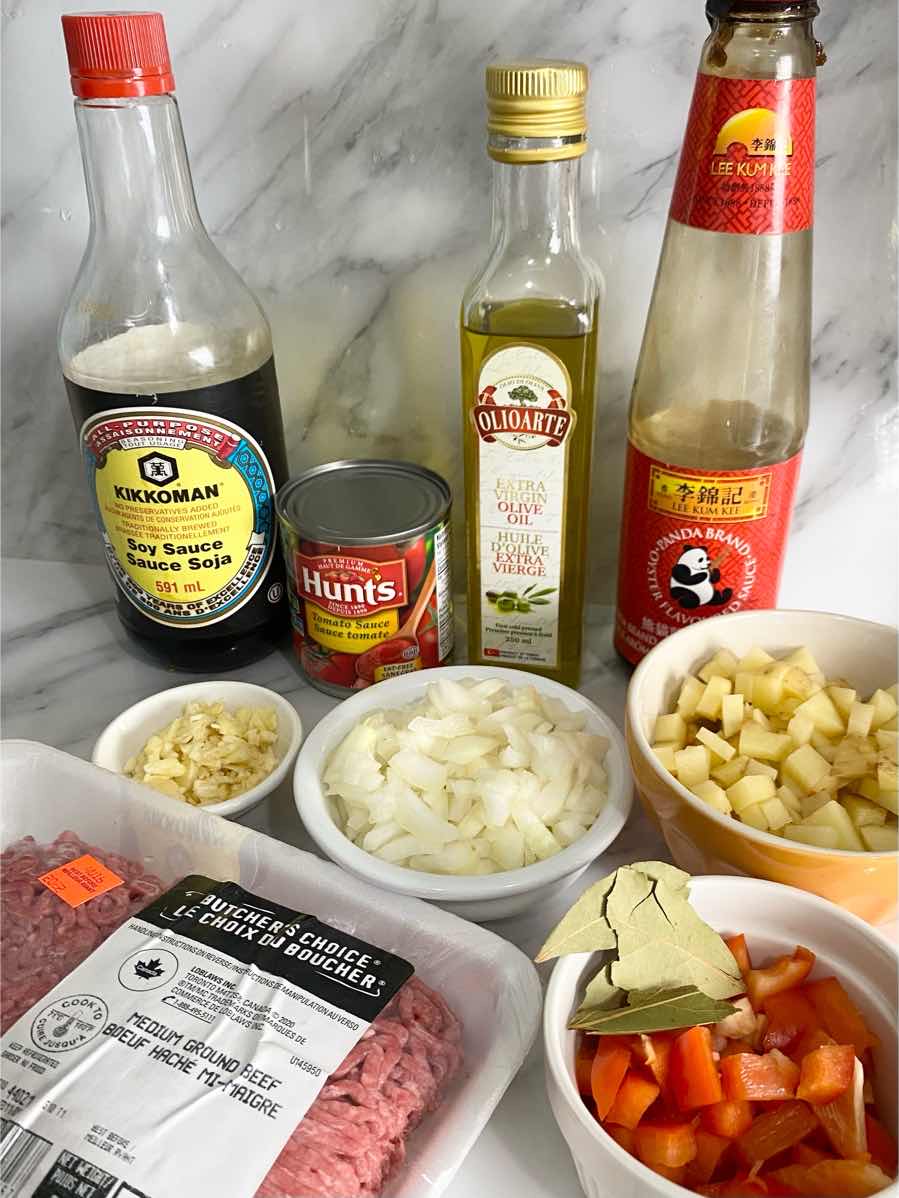 Filipino Beef Giniling