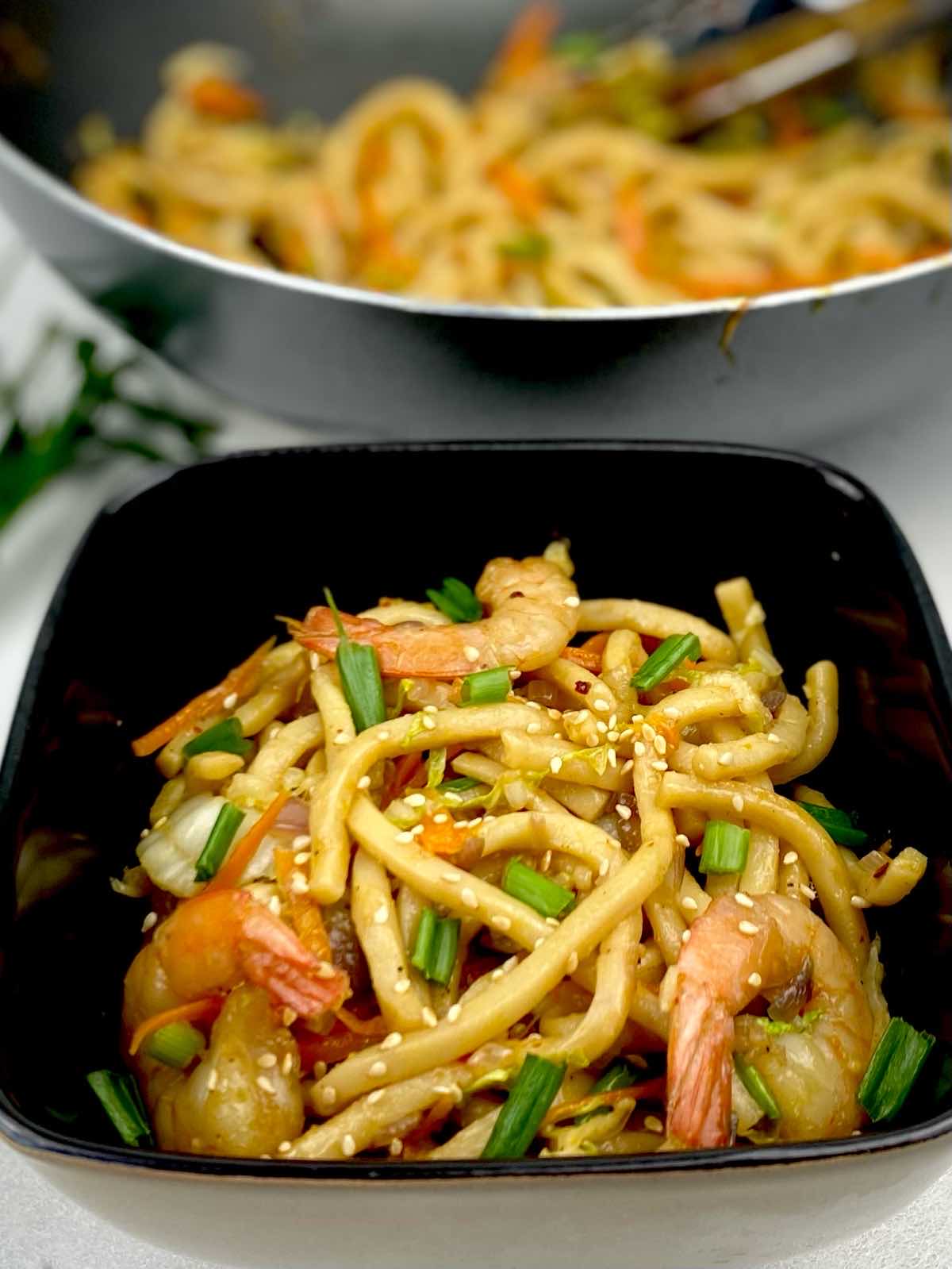 Shrimp Yaki Udon