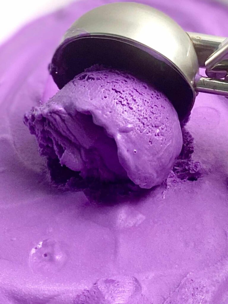 3 Ingredient Ube Ice Cream (No Churn)