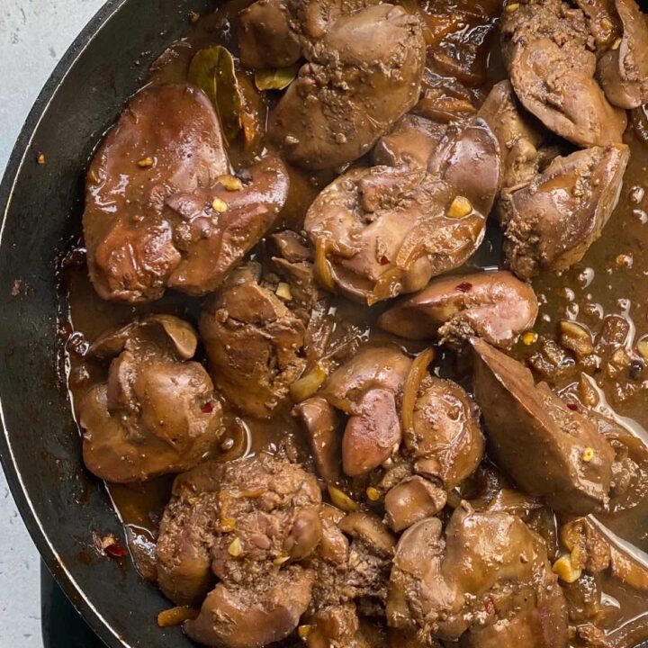 Adobong Atay ng Manok (Chicken Liver Adobo)