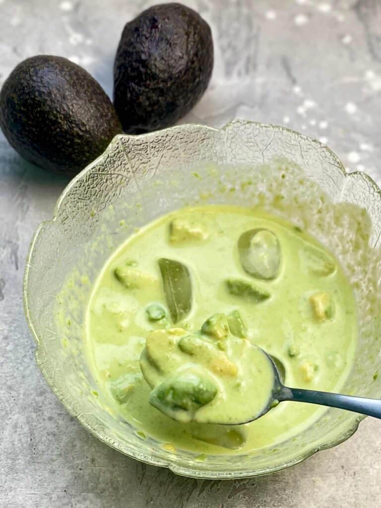 Avocado with Condensed Milk