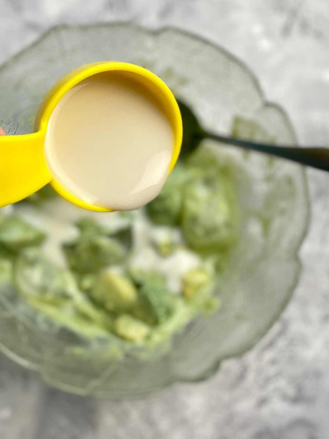 Avocado with Condensed Milk