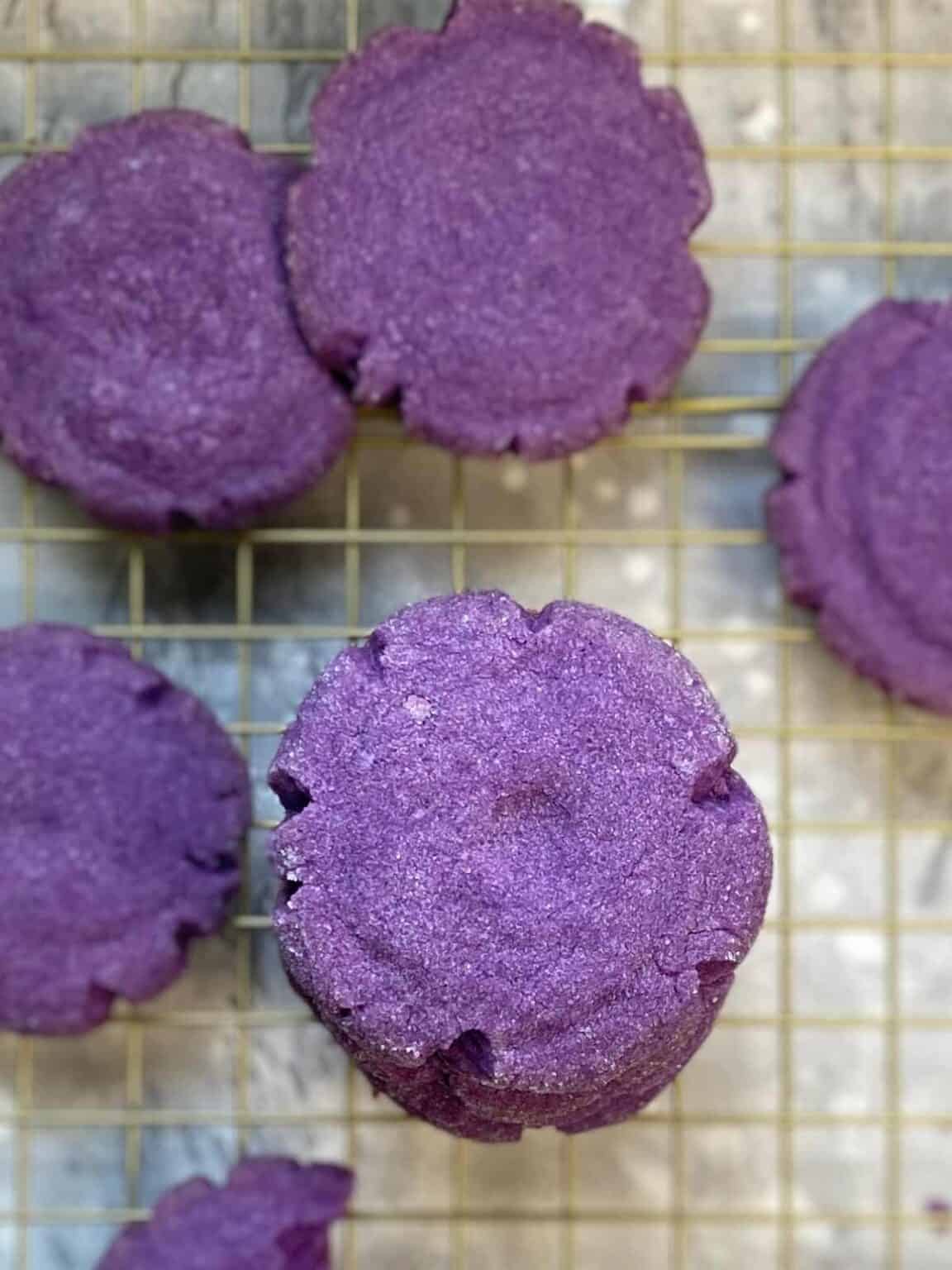 Easy Ube Sugar Cookies (4 Ingredients)