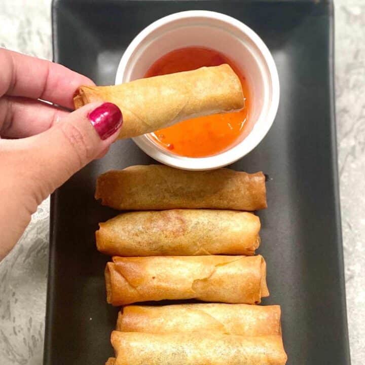 Frozen Spring Rolls in Air Fryer