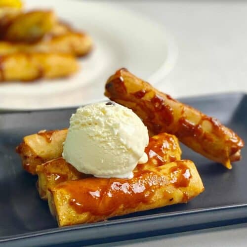 Turon with Langka (Fried Banana Spring Rolls)