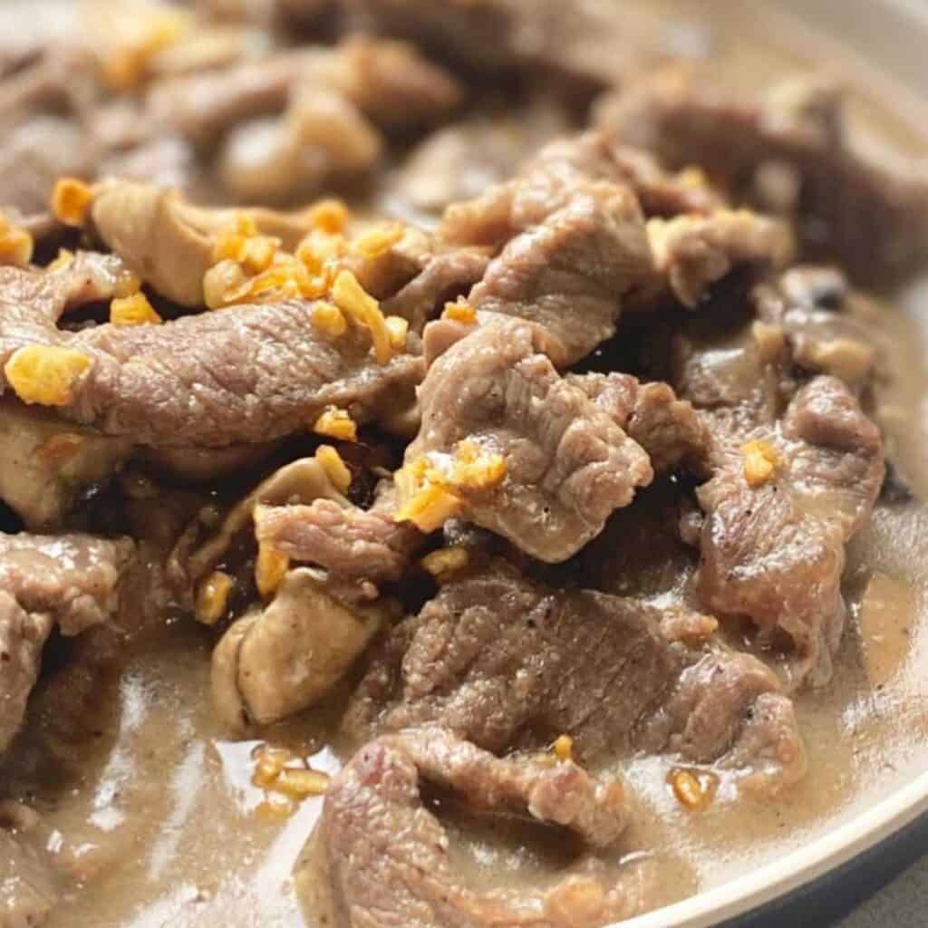 Garlic Pepper Beef Jollibee Copycat