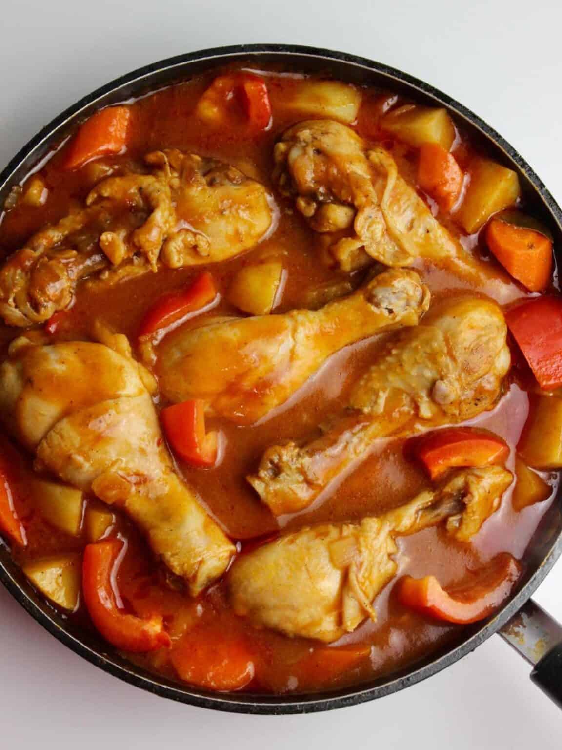 Afritadang Manok - Mae Serves You Food