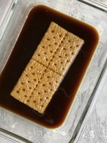 Coffee Graham Float Cake