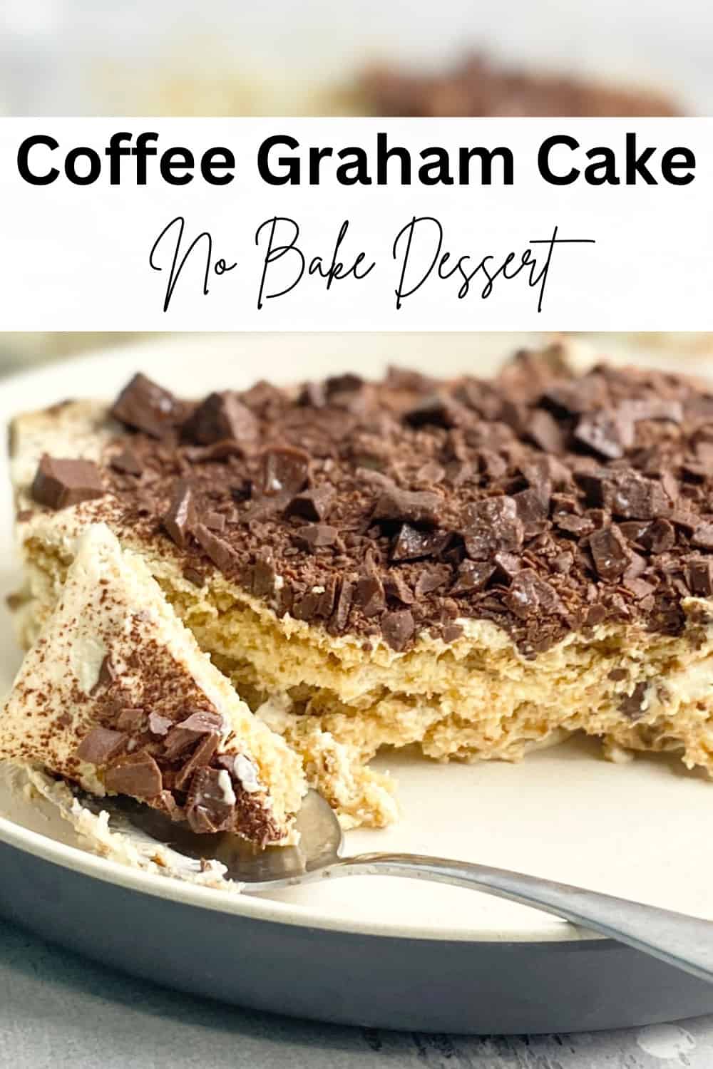 Coffee Graham Float Cake