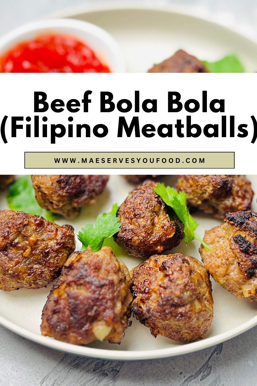 Beef Bola Bola (Filipino Meatballs)